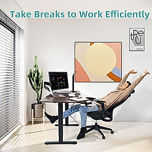 FANMEN Home Office Desk Chair, Ergonomic Mesh Executive Office Chair with 3 Position Tilt Function, Comfortable High Back Black Computer Chair with 3D Adjustable Armrest & Lumbar Support