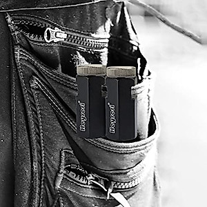 Heyseri Tall Stair Gauges for Framing Square with Holder and Carabiner Lengthen Anti-Lost Non-Slip Framing Square Stops Stair Gauge Knobs Stair Guages Knobs Tool for Circular Saw(Black)