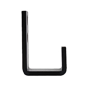 ZEKOO Sliding Barn Door Hardware Door Bottom Floor Guide Wall Guide with Screws Matte Black