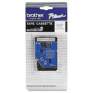 3/8" (9mm) White on Clear TC Tape for Brother PT-20, PT20 Label Maker