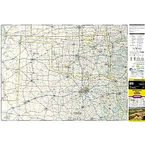 United States, Texas and Oklahoma Map (National Geographic Adventure Map, 3123)