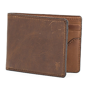 FRYE Men's Logan Slim Id Billfold, Cognac, One Size