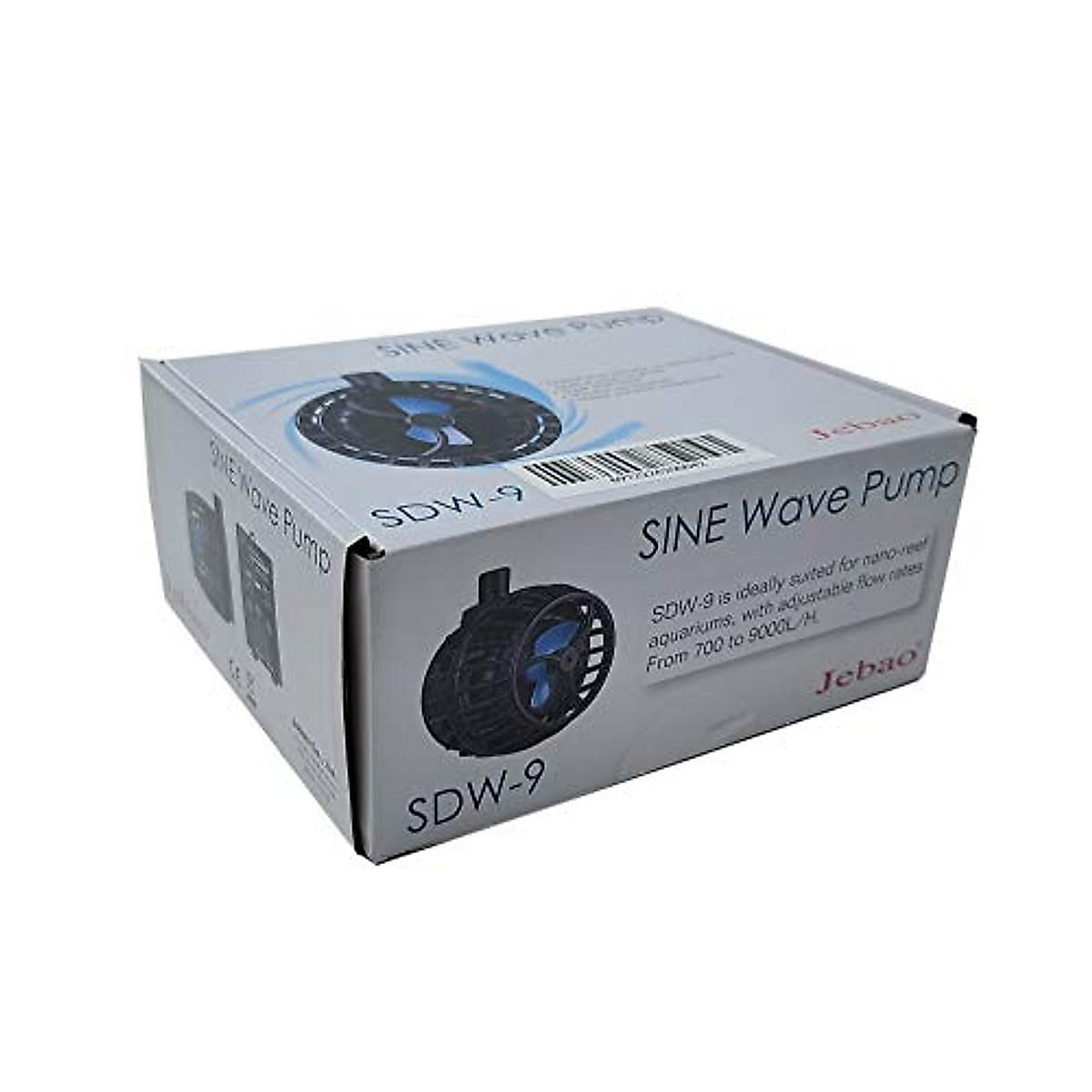Jebao SDW Wave Maker Flow Pump with Controller for Marine Reef Aquarium (SDW-9, 2377GPH)