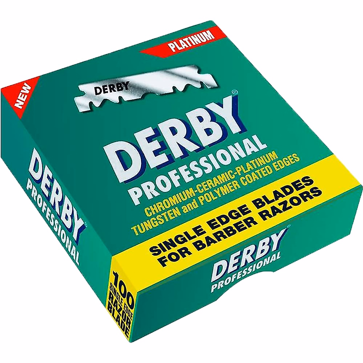 Derby, The Shave Factory Razor Blades Black, Silver (One Piece)