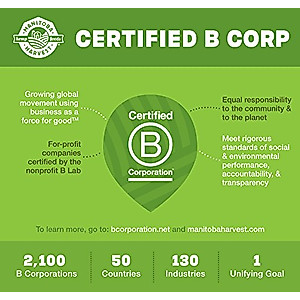 Manitoba Harvest Hemp Yeah! Organic Max Fiber Protein Powder, Vanilla, 16oz; with 10g of Fiber, 9g Protein and 1.9g Omegas 3&6 per Serving, Preservative Free, Non-GMO