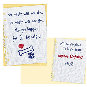 Dog Speak No Matter What Always Happy To Be With You Dog Birthday Card - Happy Birthday From Thoughtful Pet Card