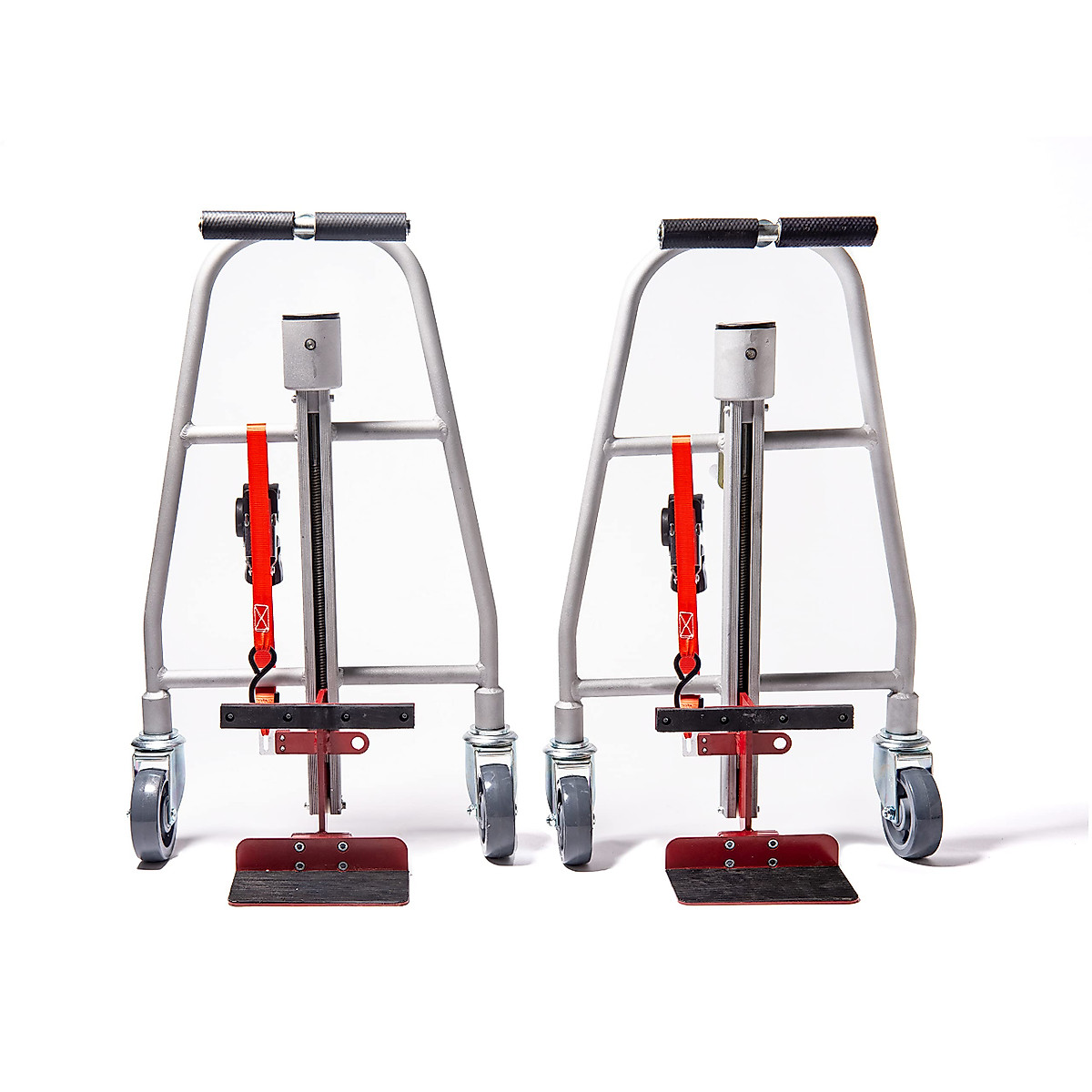 Manual Furniture Mover (Set of 2), 1100 lb. Cap, Aluminum, 12" Lift Height, Machinery Mover
