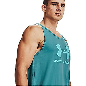 Under Armour Sportstyle Logo Tank, Cosmos (476)/Breeze, Small
