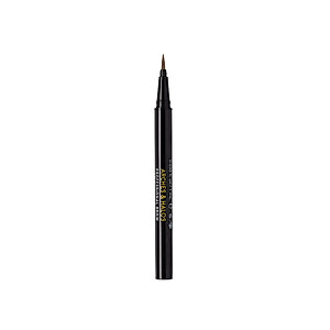 Arches & Halos Fine Bristle Tip Pen - Creamy, Buildable Formula for Shaping and Defining Eyebrows - Waterproof, Long Lasting, 24 Hour Color - Precise Bristled Applicator Tip - Natural Brown - 0.02 oz