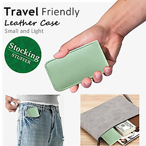 Professional Manicure Set 18 Pieces Nail Clippers Cutter Nail File Scissors Pedicure Kit Stainless Steel Grooming Kit Nail Care Tools with Portable Leather Travel Case for Men and Women (Black Red)