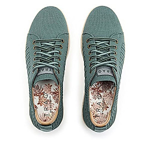 TRAQ by Alegria Womens Magiq Khaki Smart Walking Shoe 7-7.5 M US