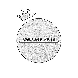 Round Felt Board, self-Adhesive Bulletin Board for Home Office Kitchen, Kindergarten Color Background Wall Sticker