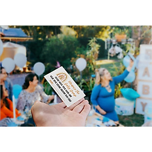 How Big is Mommys Belly Game, Measure Mommy's Belly Sign(Sign 8x10 Inch), Boho Rainbow Theme Baby Shower Games, Baby Showers Decorations, 1 Standing Sign + 50 Guessing Cards(bump58)