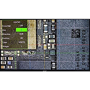HAYEAR 34MP 1080P 60FPS 2K Full HD HDMI USB C-Mount Electronic Industry Microscope Camera Kit Digital Magnifier for PCB Repair + 100X C-Mount Lens+8" HD LCD Monitor + 40 LED Illumination Lamp