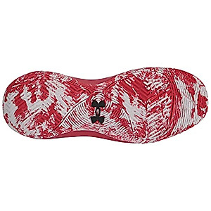 Under Armour Unisex Jet '21 Basketball Shoe, (002) Black/Red/White, 11 US Men