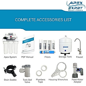 APEX Reverse Osmosis Drinking Water Filter (MR-5051)