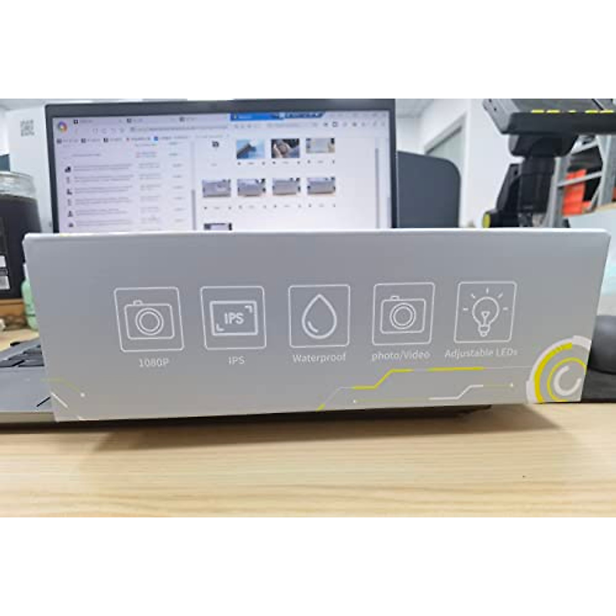 Zealtron Digital Microscope with 4.3'' LCD Screen 1000X, Electronic Microscope 1080P Video Camera with 8 LED Lights, Soldering Coins Microscope for Adults Kids