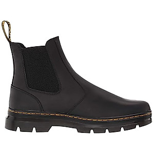 Dr. Martens Unisex Embury Chelsea Boot, Black Wyoming, 11 Women/10 Men