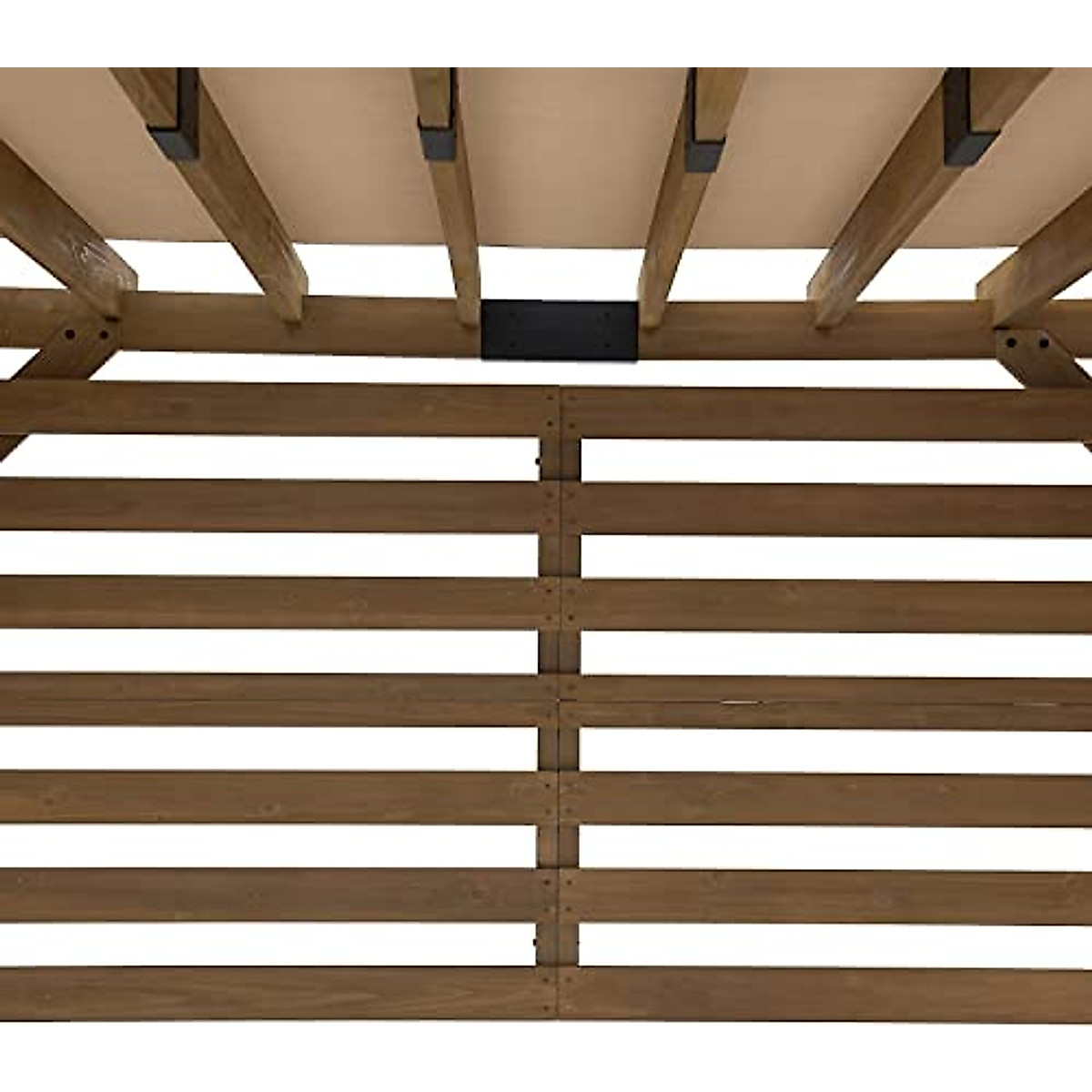 Sunjoy Cedar Pergola 10 x 11 ft. Wooden Hot Tub Pergola with Adjustable Canopy and Privacy Screen by SummerCove