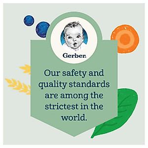 Gerber Organic Teethers Variety Pack, 1 Mango Banana Carrot, 1 Blueberry Apple Beet, 2 CT