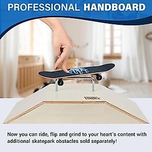 Mini Skateboards for Kids & Adults Braille Skateboarding 11” First Try Pro Fingerboard Hand Skateboard Toy Set, Handboard Finger Board + Real Tools, Deck Grip Tape, Adjustable Hardware, Wheels, Trucks