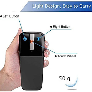 Wireless Mouse Foldable Folding Mice for Microsoft Laptop PC Mac