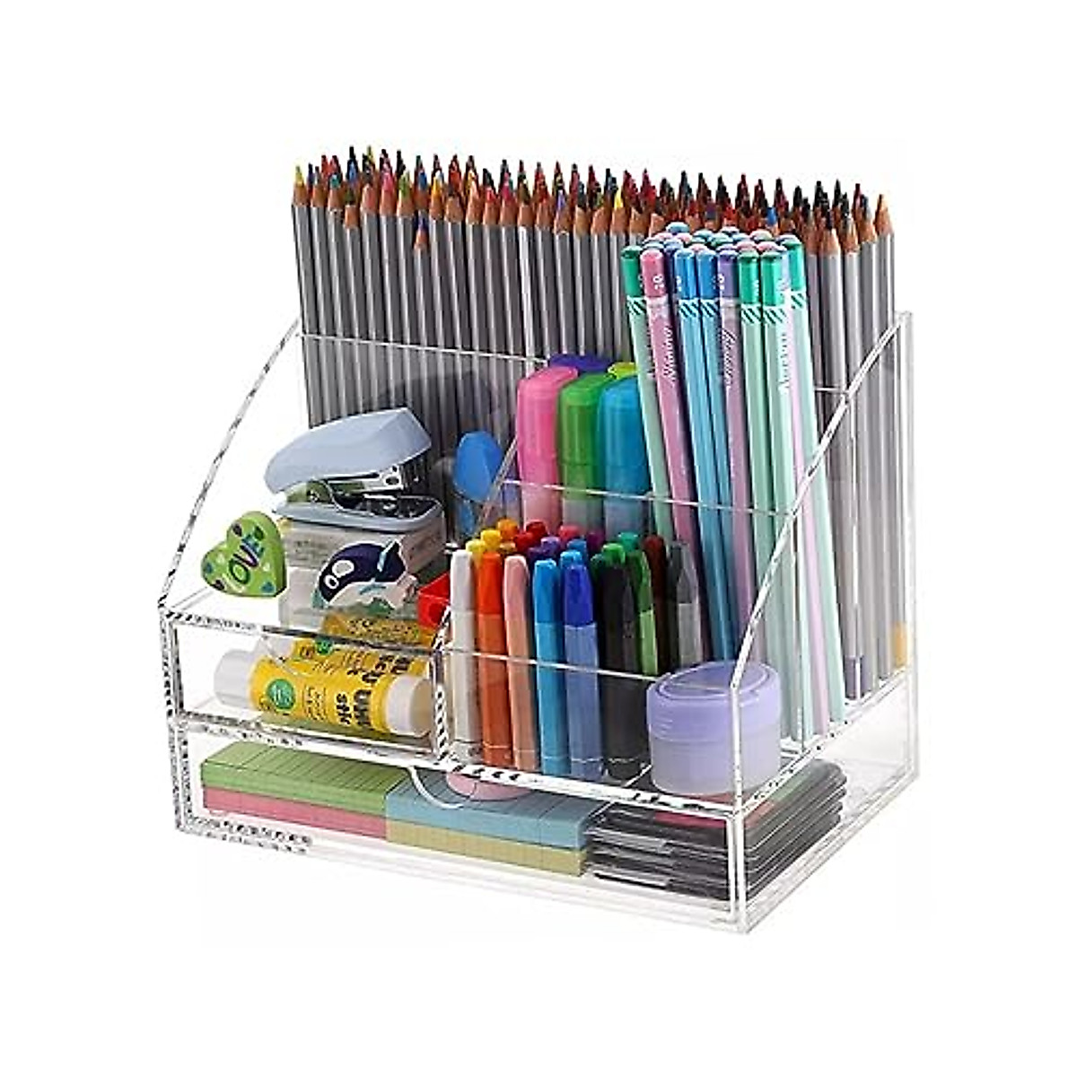 Outanaya Acrylic Desk Drawer Clear Storage Organizer Jewelry Organizer Transparent Storage Drawers