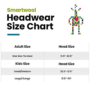 Smartwool Thermal Merino Wool Reversible Cuffed Beanie for Men and Women, Light Gray Mountain Scape, One Size