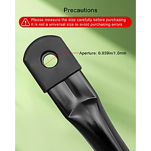 2 Pcs 80cm/31.5inch Garden Swing Replacement Rods for Hanging Swing Seat to Frame, Black Metal Round Rods