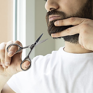 Beard Brush, BESTOOL Beard Brush Kit Boar Bristle Beard Brush for Men Wooden Mustache Brush for Daily Grooming Makes a Nice Gift for Men with Beard or Mustache