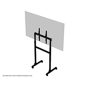 Next Level Racing Free Standing Single Monitor Stand (NLR-A011) and Keyboard and Mouse Tray (NLR-A012) Bundle