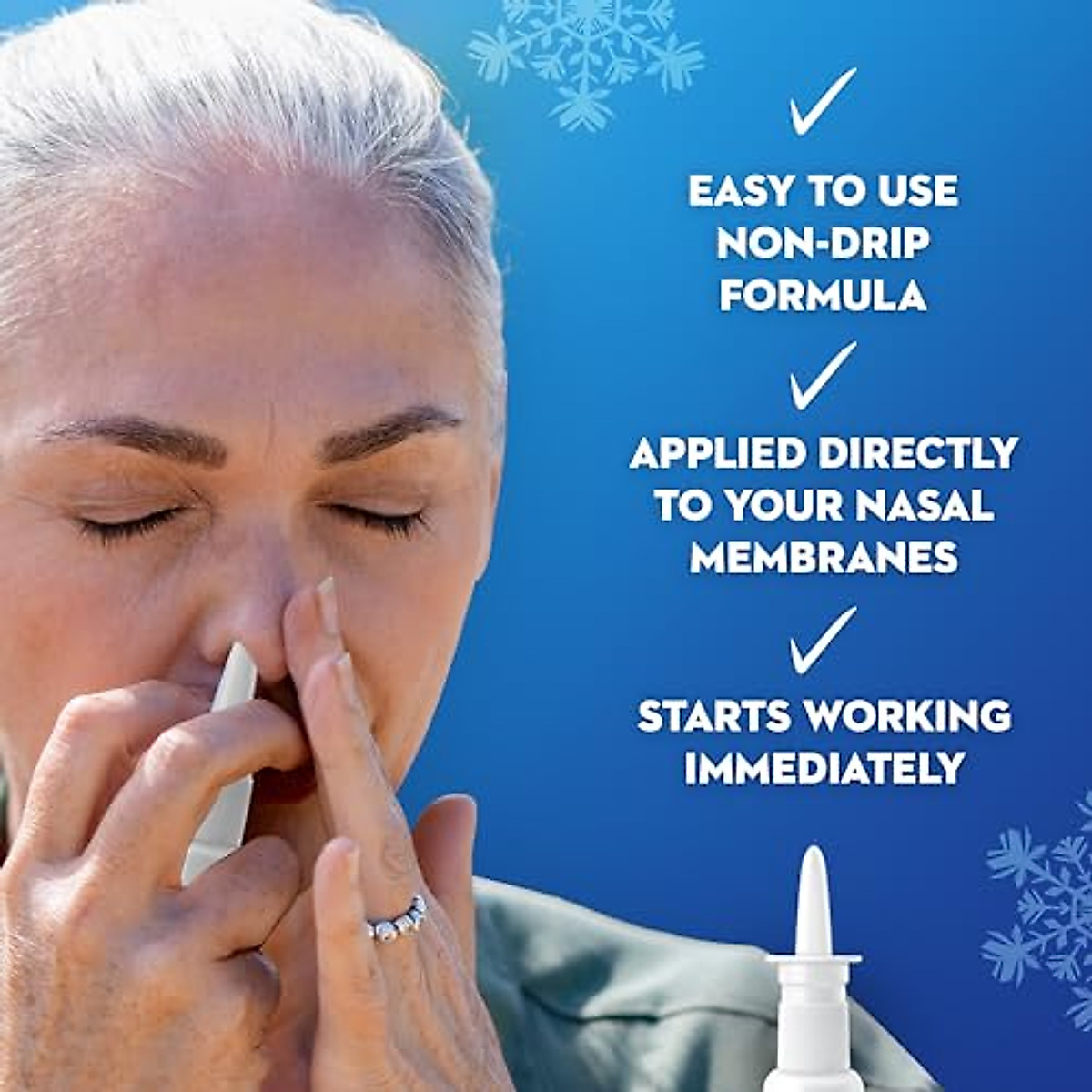 Mucinex Sinus-Max Nasal Spray Decongestant, 12 Hour Over-The-Counter Medication Nose Spray for Sinus Relief, Nasal Decongestants For Adults & Sinus Congestion, Cooling Menthol, 0.75 Fl Oz (Pack of 3)