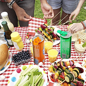 Easy Can Opener, 6-Pcs color soda beer can opener and beverage can cover protector,Premium Plastic Shields.