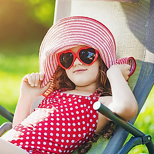 12 Pack Red Heart Sunglasses for Women Bulk, Cute Heart Shape Glasses for Women Bachelorette Party