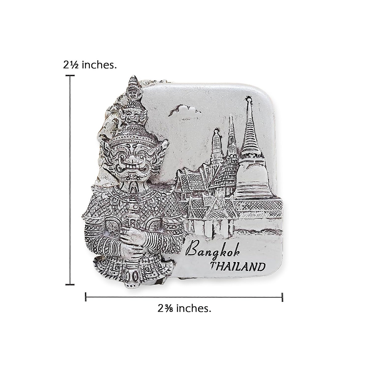 Souvenir THAILAND GRAND PALACE 3d Fridge Magnet Magnetic Collectibles Gift 3D by nitthaishop
