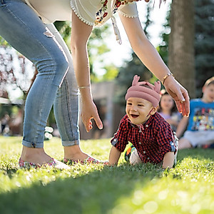 Zerodeko Baby Helmet Safety Head Cushion Safety Crash Helmet with Bumper Bonnet Adjustable Cap Shockproof for Running Walking Crawling Pink