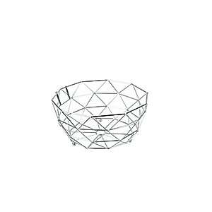 ROSYLINE Fruit basket banana hanger, removable banana hanger, home decoration (chrome)