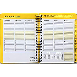 You Are a Badass 17-Month 2019-2020 Monthly/Weekly Planning Calendar