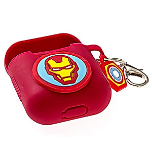 Marvel Iron Man AirPods Case Cover for Apple Airpods Compatible with Apple AirPods 1 & 2 Charging Case