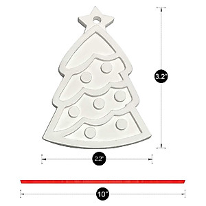 Christmas Crafts for Kids - DIY Christmas Tree Decorations Resin Ornaments Kits (Includes Paints Brushes) - Stocking Stuffers DIY Xmas Ornaments for KidsToddlers Girls Boys Ages 3-5 4-8 8-12