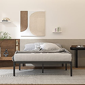 UYUK Metal Platform Bed Frame Full Size, Mattress Foundation with Steel Slat Support, Modern Design Easy Assembly
