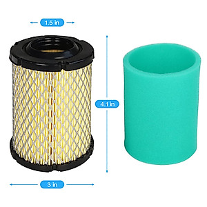 (New Part) 737-05129 937-05129 REPL MTD 7T84MU 7T84JU Compatible with CUB Cadet Troy-BILT 382cc 439cc OHV Engine AIR Filter 937-05129 737-05129