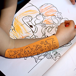 OK TAPE Kid Tape Hypoallergenic Sport Kinesiology Tape Designed for Kid&Teenage Sensitive Skin Precut Tape for Sports Supply，Easy Removal No Harm to Skin, 5.9 Inches 32 Strips 1 Roll, Green