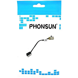 PHONSUN DC Power Jack Cable for Dell Inspiron 15 3583 3493 3595 5593 14 3482 5493 17 3793 P35E007 Latitude 3490 3590 E3490 E3590 CN: 0228R6 228R6 CN-0228R6-E8C00 P/N: DC301011R00 DC301012300