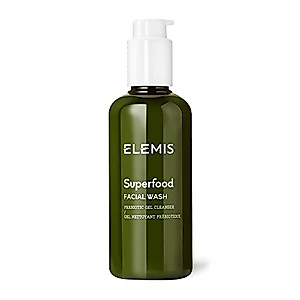 ELEMIS Superfood Facial Wash | Revitalizing Daily Prebiotic Gel Wash Gently Cleanses, Nourishes, and Balances Skin for a Fresh, Glowing Complexion, 6.7 Fl Oz (Pack of 1)