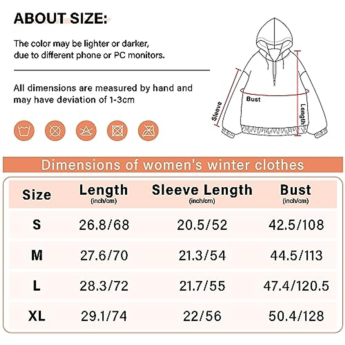 Joisal Alice Blue Fluffy Sweatshirt for Women, with Pockets, Women Clothes, Sherpa Pullover Hoodie Womens