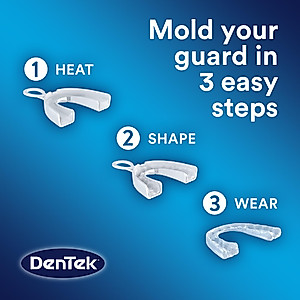 DenTek Mouth Guard for Nighttime Teeth Grinding, Professional-Fit Dental Guard, 1 Count