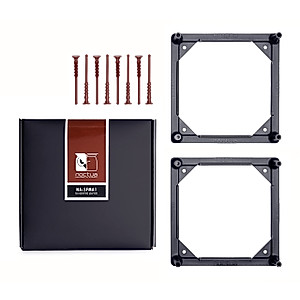 Noctua Bundle: 2X NF-A12x25 PWM chromax.Black.swap + 1x NA-SMFA1, Set for 280mm Water Cooling Radiator
