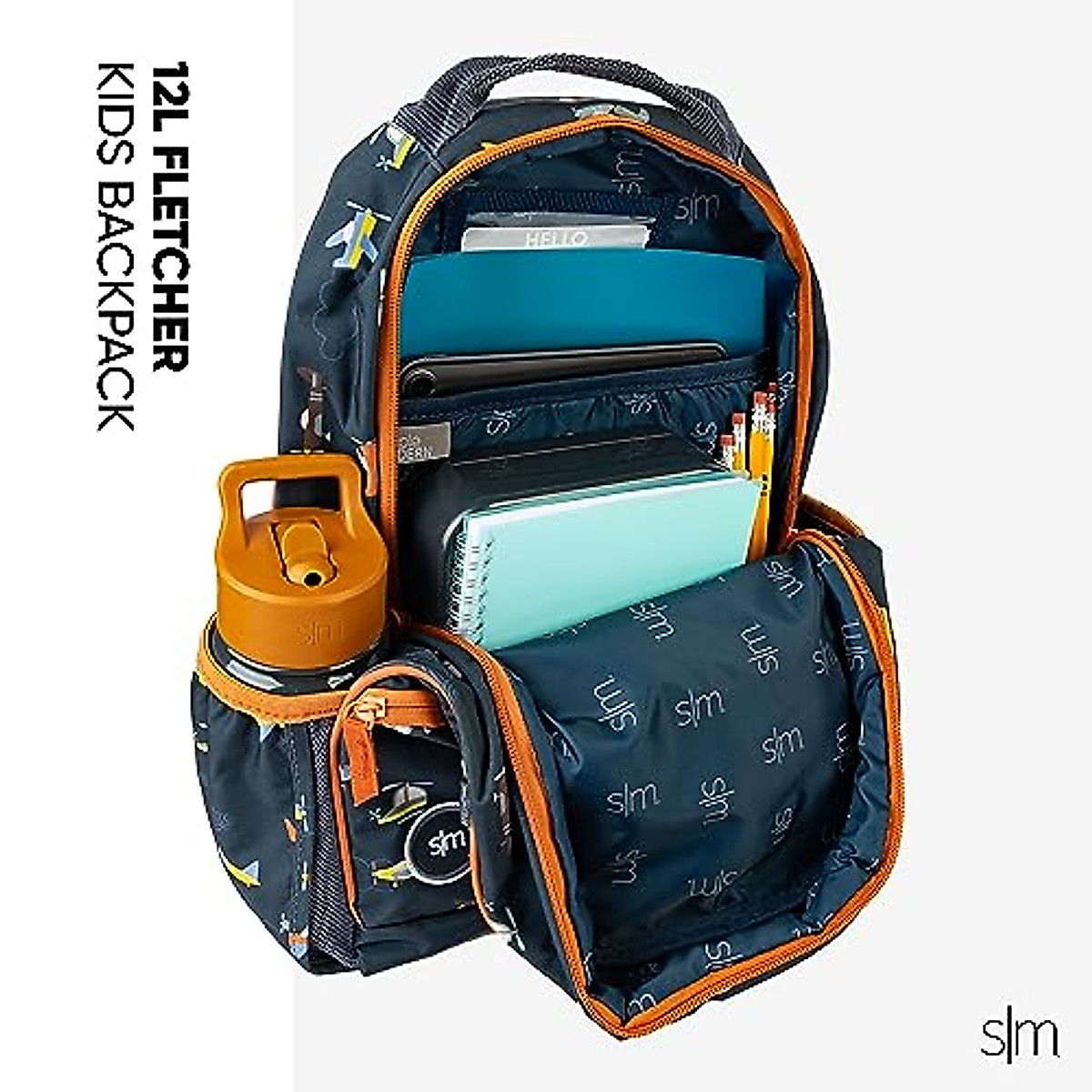 Simple Modern Nickelodeon Viacom Kids Backpack for School Boys | Kindergarten Elementary Toddler Backpack | Fletcher Collection | Kids - Medium (15" tall) | TMNT Turtles Unite