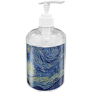 RNK Shops The Starry Night (Van Gogh 1889) Acrylic Bathroom Accessories Set